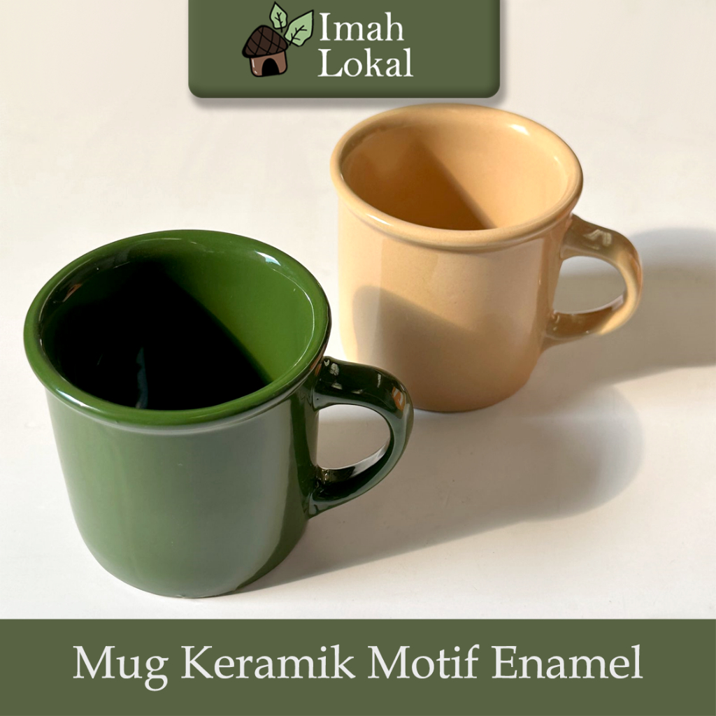 Jual Gelas Mug Keramik Warna Polos Cafe Minuman Kopi Teh Colorful ...