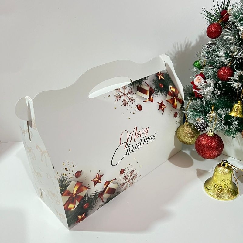 Jual Gable box natal 30x10x12cm gable box ivory /box gift natl / box ...