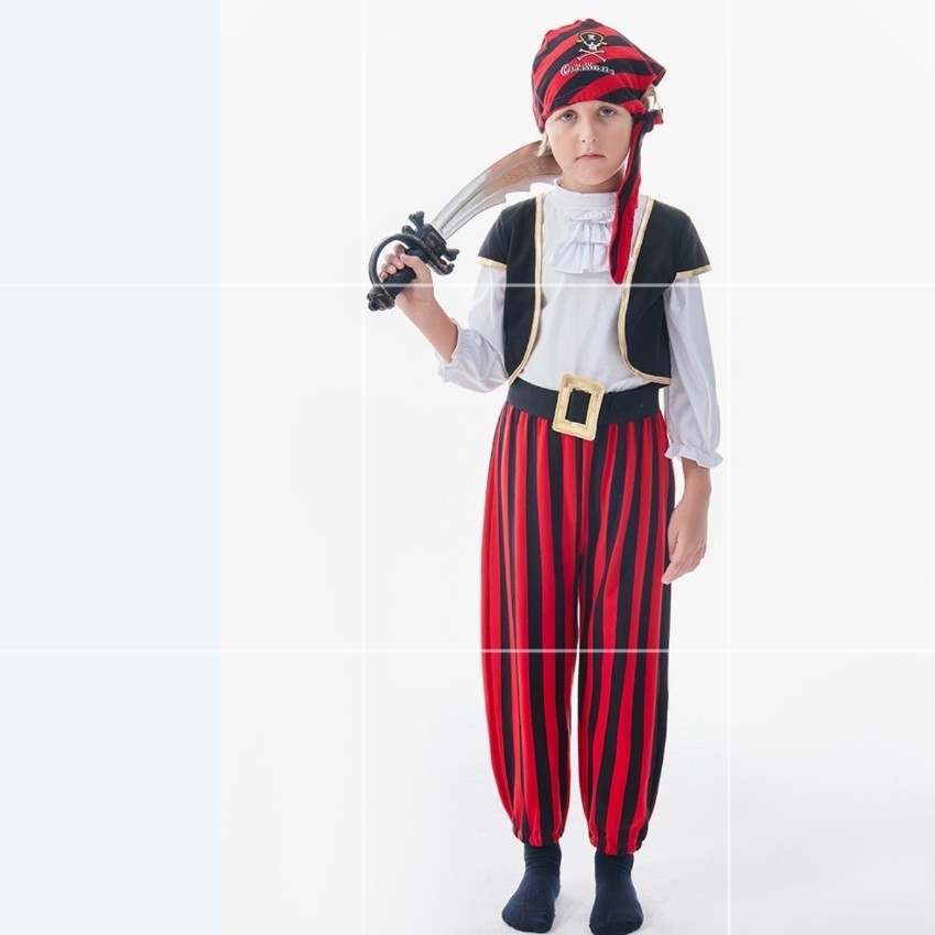 Jual Pirate Costume Set Halloween Toddler Kostum Bajak Laut Anak Balita ...