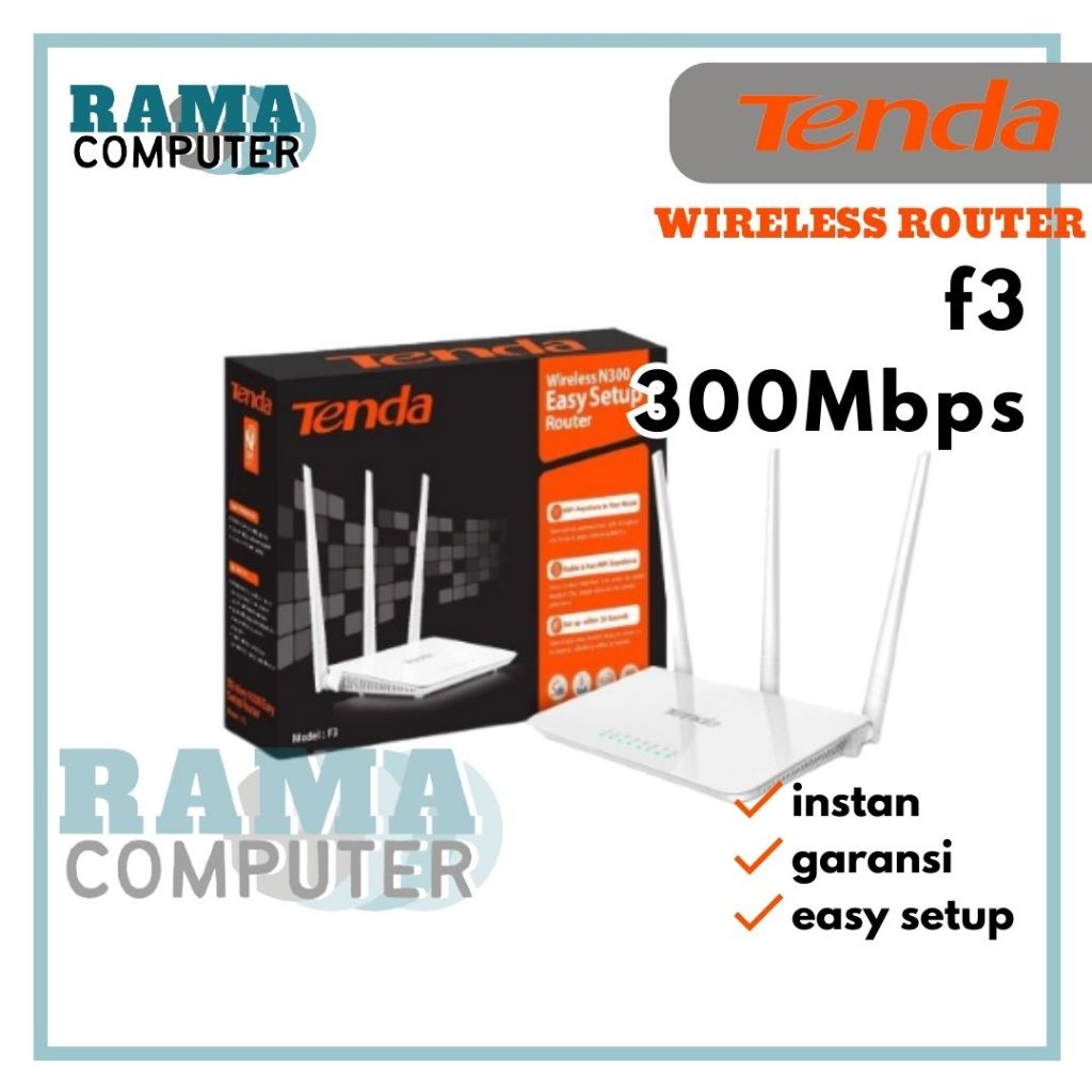 Jual Wireless Router TENDA F3 | Shopee Indonesia