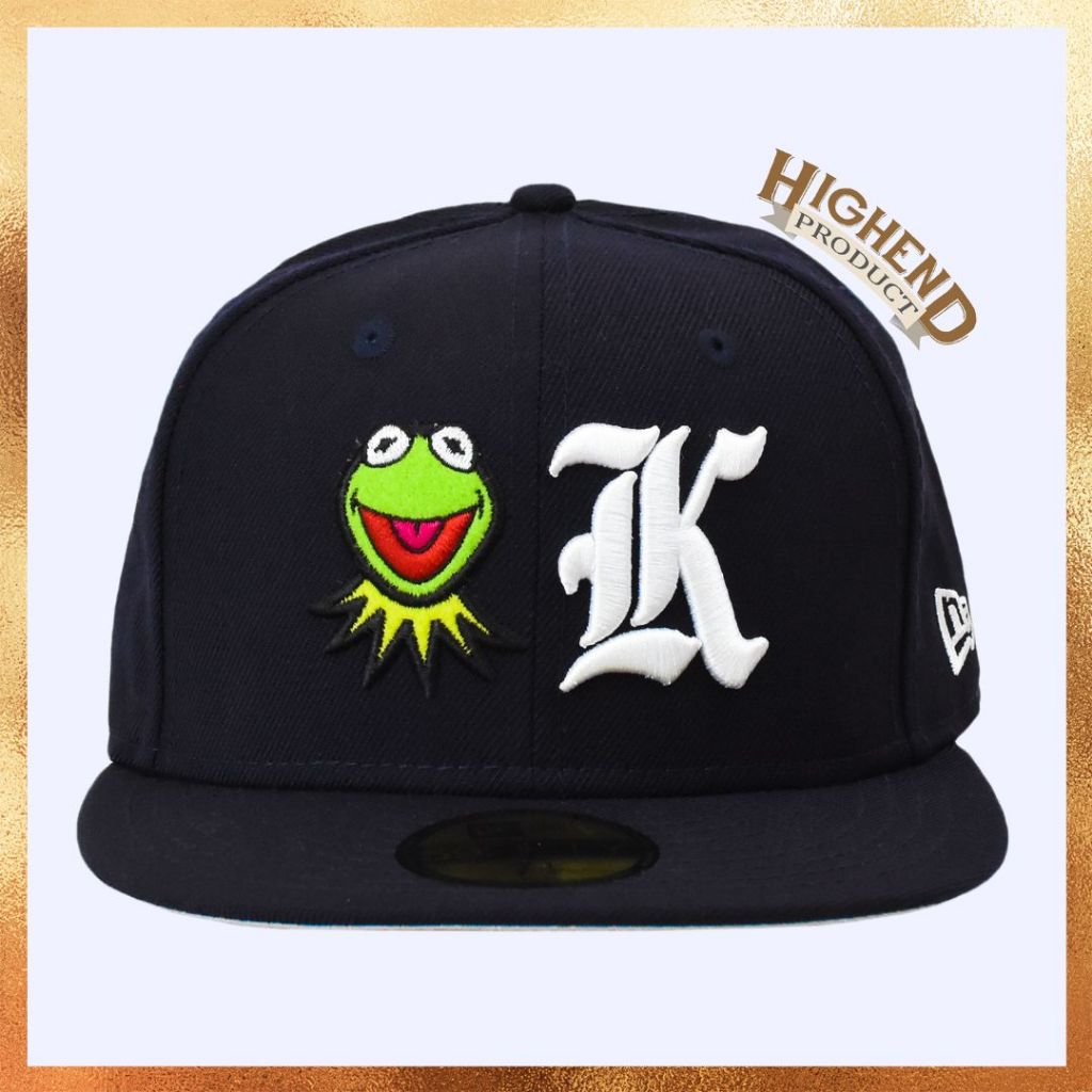 Jual Topi New Era x Disney Kermit The Frog The Muppets Collab Navy ...