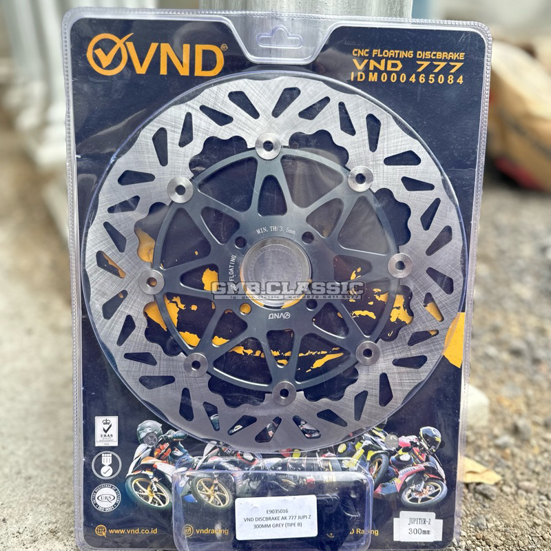Jual PIRINGAN DEPAN CAKRAM VND 777 300MM JUPITER Z F1ZR VEGA CNC ...