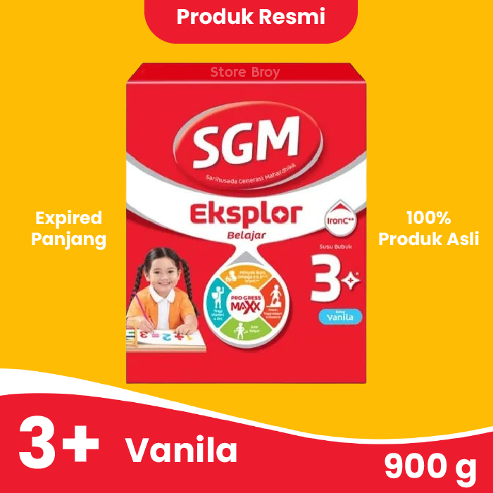 Jual SGM Eksplor 3+ Rasa Vanila 900g | Shopee Indonesia