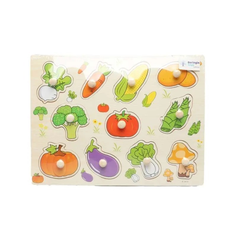 Jual Beringin Toys Puzzle Kayu Mainan Sayur Board Set 12 QWP01 | Shopee ...