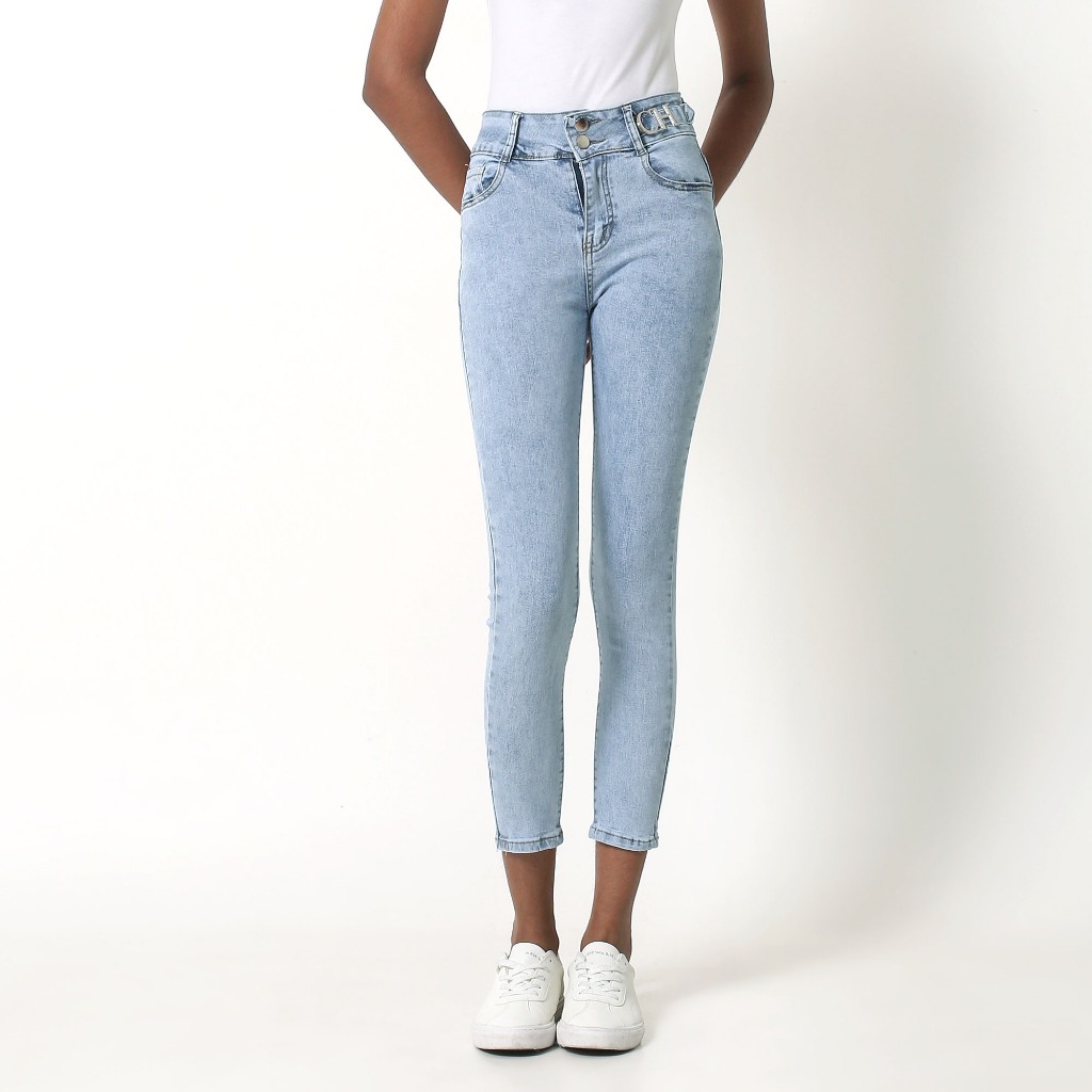 Jual STJ - 8120 Highwaist Stretch BODY GOAL Jeans | Shopee Indonesia