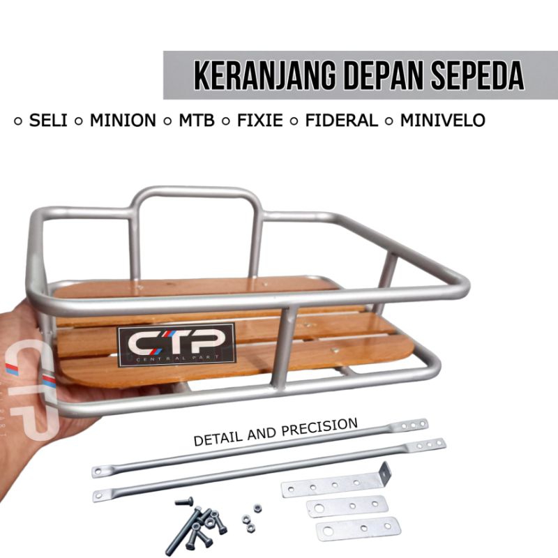 Jual Frontrack Panier Keranjang Rak Depan Sepeda Fixie Jadul Vintage ...