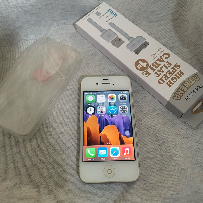 Jual iPhone 4s 32GB (Putih - ALL Operator) | Shopee Indonesia