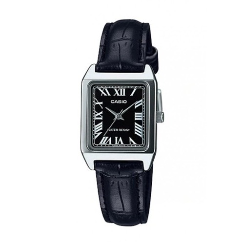 Jual Casio Original LTP-V007L-1B Jam Tangan Wanita Kulit Hitam Huruf ...
