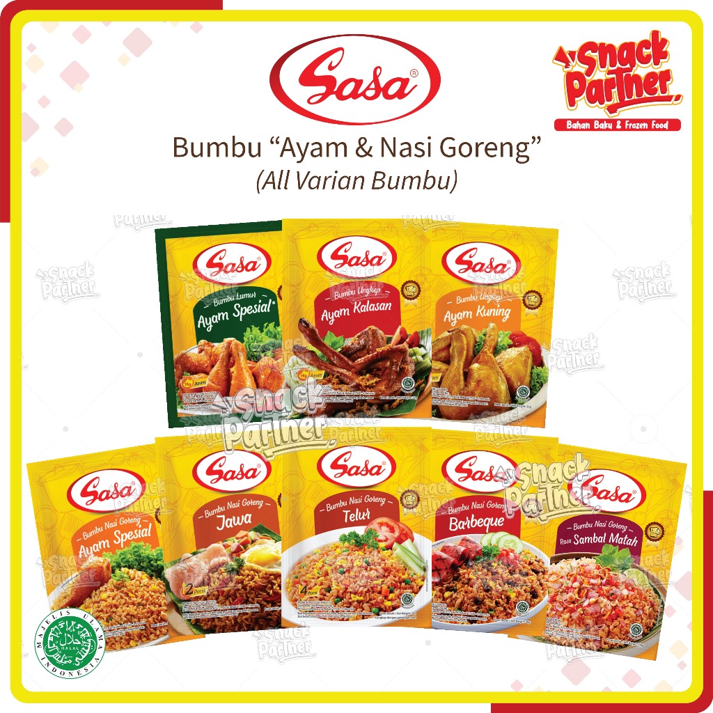 Jual SASA - BUMBU MASAK @ Sachet - Indonesia Instant Spices - Lumur ...