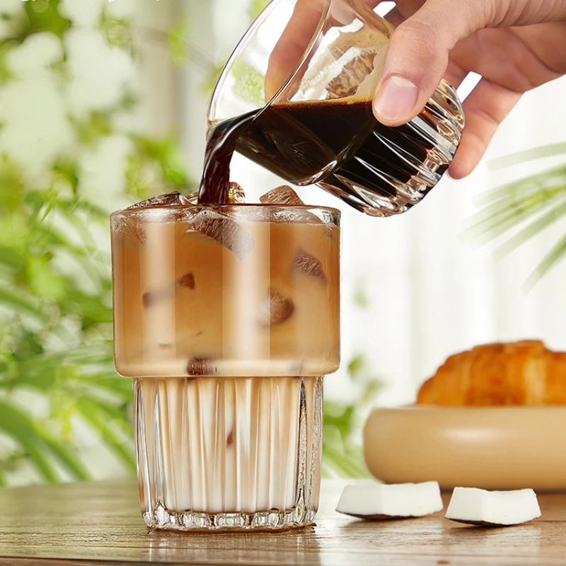 Jual Gelas Aestetik Unik Kopi Teh Minuman Borosilicate Glass Transparan 320ml | Shopee Indonesia