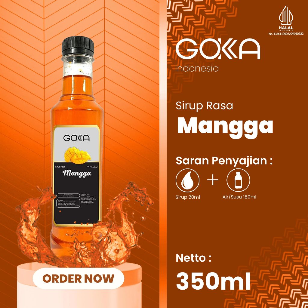 Jual Syrup Mangga / Minuman Sirup Gokka Rasa Mangga 350ml | Shopee ...
