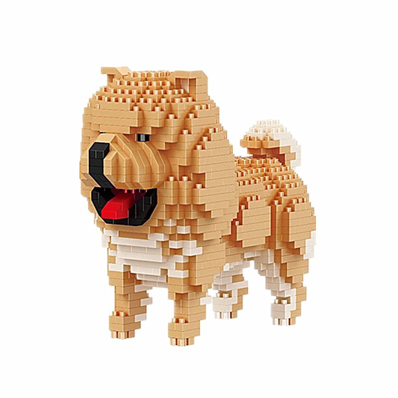 Jual Balody chow chow dog| anjing | mainan bricks blocks 18241 768pcs | Shopee Indonesia