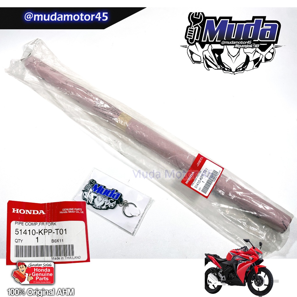 Jual AS SHOCK DEPAN CBR150R CBU FI 2011 2013 51410-KPP-T01 PIPE COMP FR ...