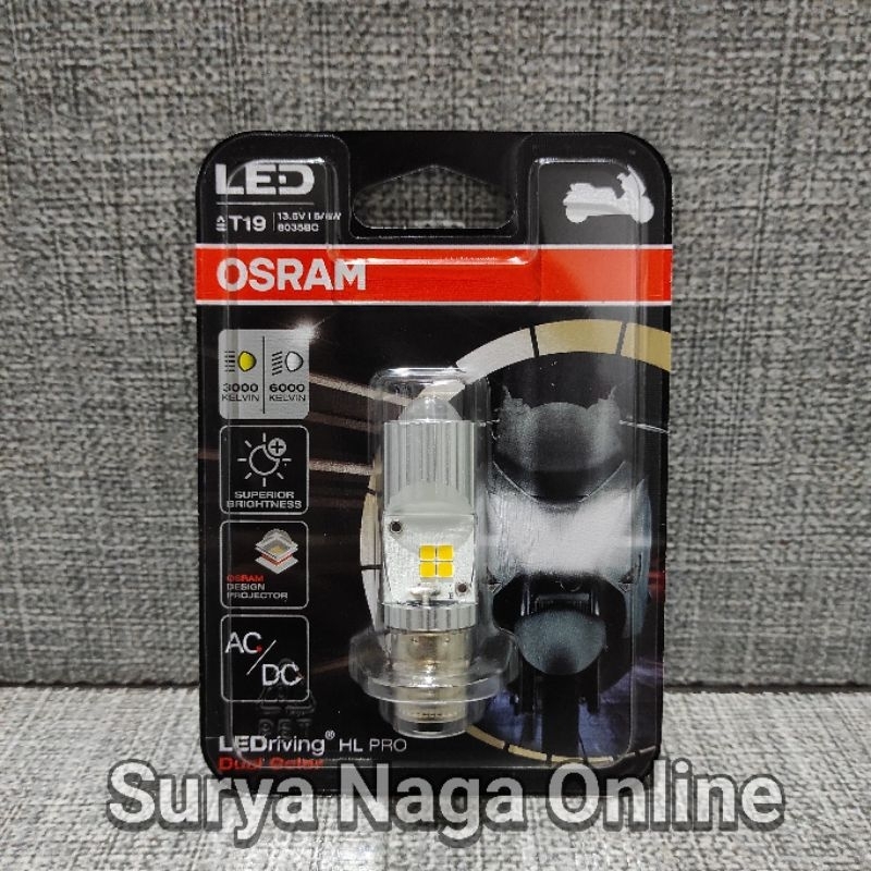Jual Osram LEDriving T19 Pro Dual Color Lampu Depan LED Motor | Shopee Indonesia