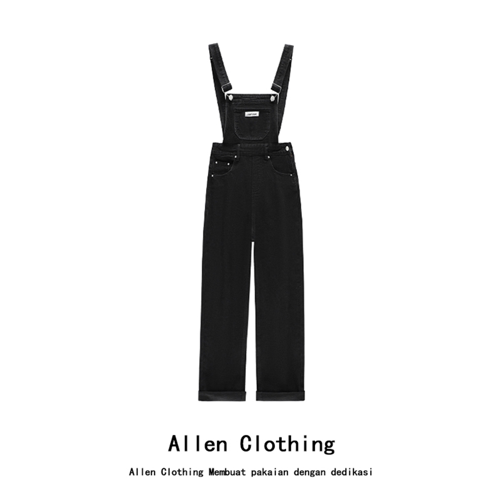 Jual Allen Clothing Overall denim longgar wanita gaya Korea import ...
