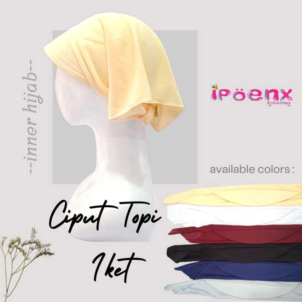 Jual CIPUT TOPI IKET | CIPUT SEGITIGA PET | INNER HIJAB | CIPUT TOPI ...