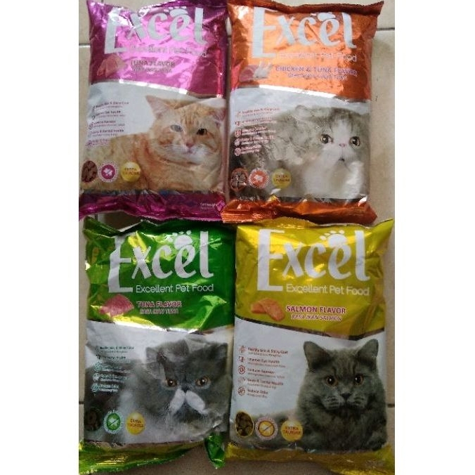 Jual Excel Cat Food 500gr | Makanan Kucing Excel 500 gr | Shopee Indonesia