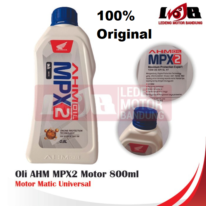Jual AHM MPX2 800ml Oli Original Motor Matic Honda Genuine Oil 0.8L ...