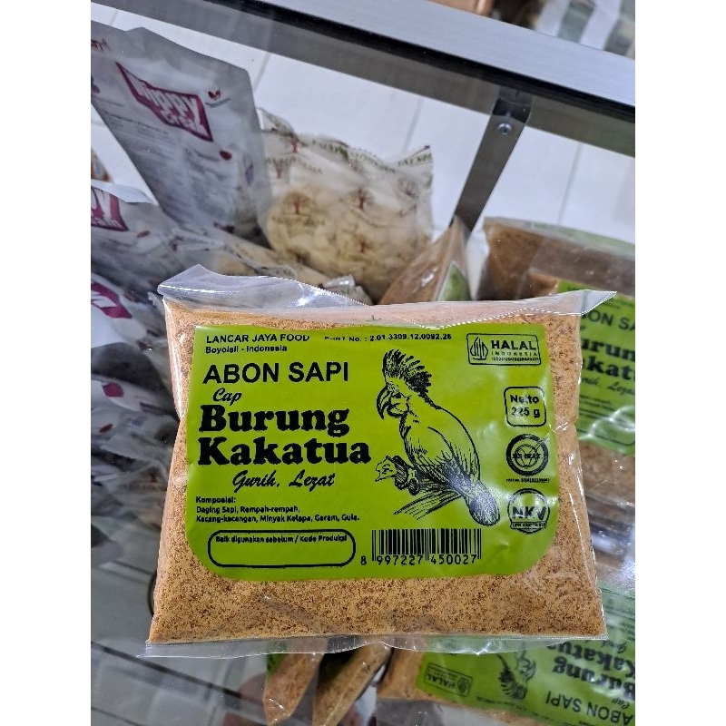 Jual ABON SAPI cap KAKATUA 225g | Shopee Indonesia