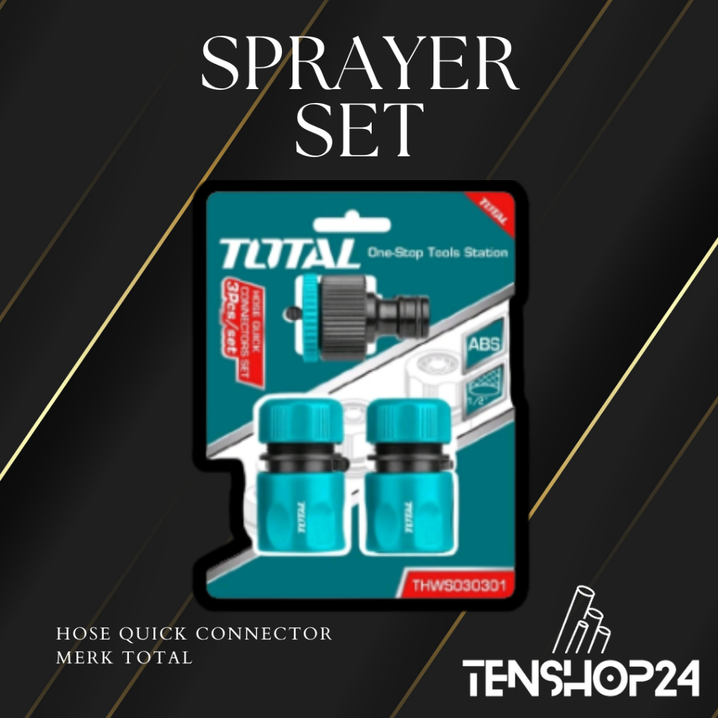 Jual Sambungan Selang Air Taman Merk TOTAL / Hose Quick Connector 1/2 ...