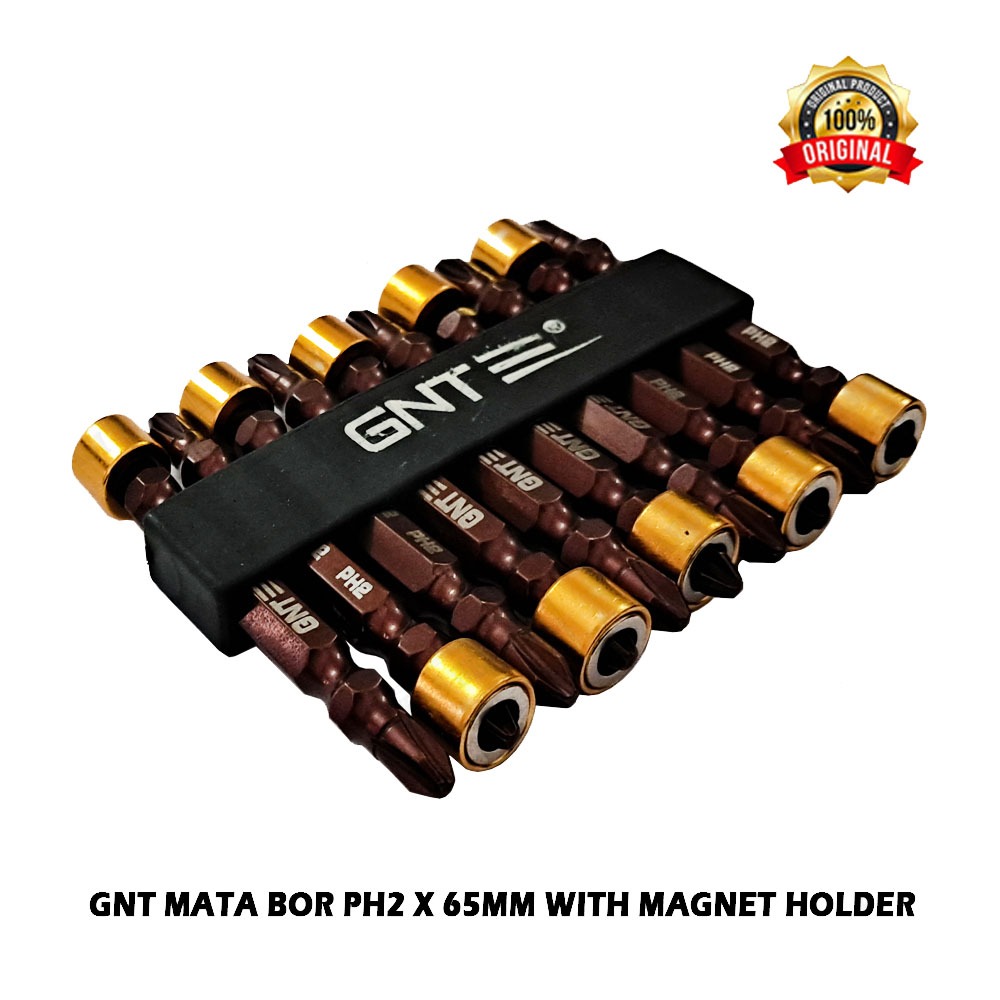 Jual GNT Mata Obeng Angin Magnet PH 2 x 65 mm PH2x65mm Mata Bor Obeng ...
