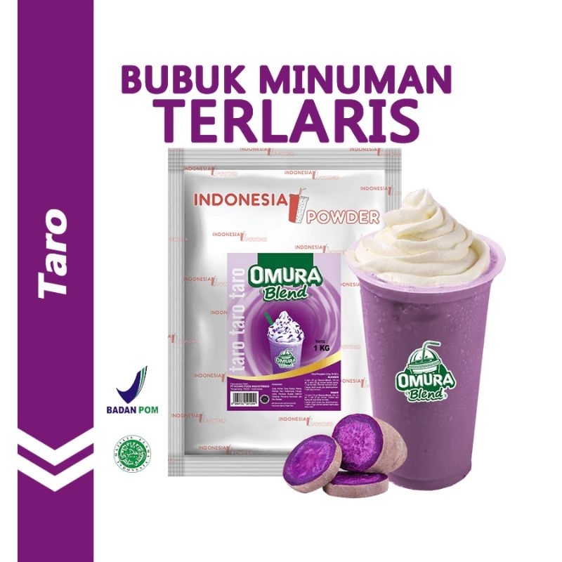 Jual Rasa Taro 1Kg / Indonesia Powder / Bubuk Minuman Omura Blend ...