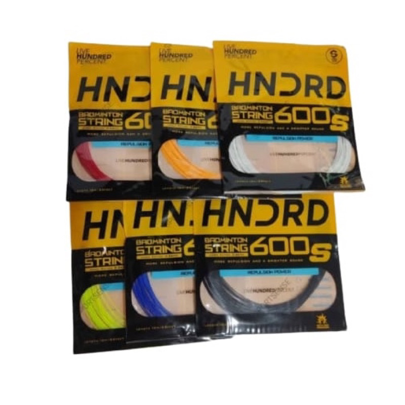 Jual Senar Raket Bulutangkis Hundred 600S Badminton Original Murah ...