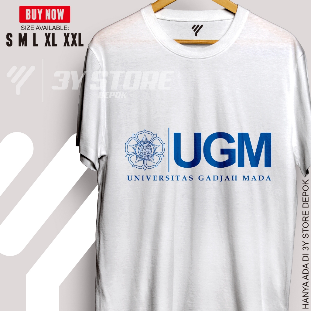 Jual KAOS KEREN MAHASISWA KULIAHAN KAMPUS UGM GADJA MADA YOGYAKARTA ...
