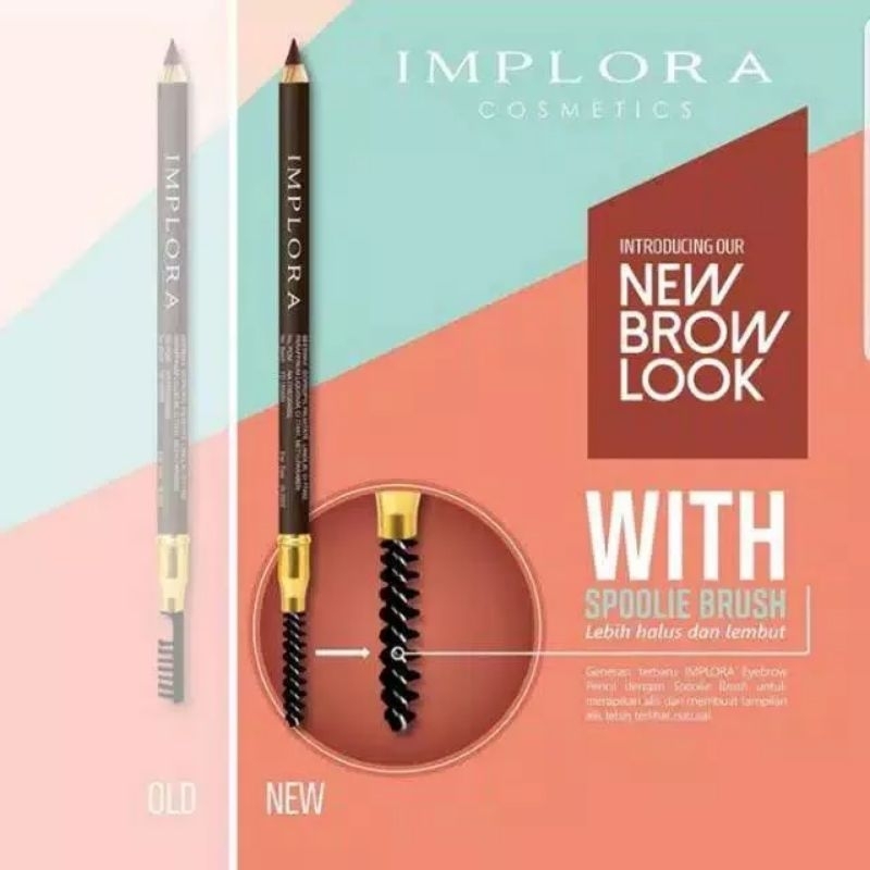 Jual IMPLORA Eye Brow Pencil 2 IN 1Original 100% Ada nomor BPOM pada ...