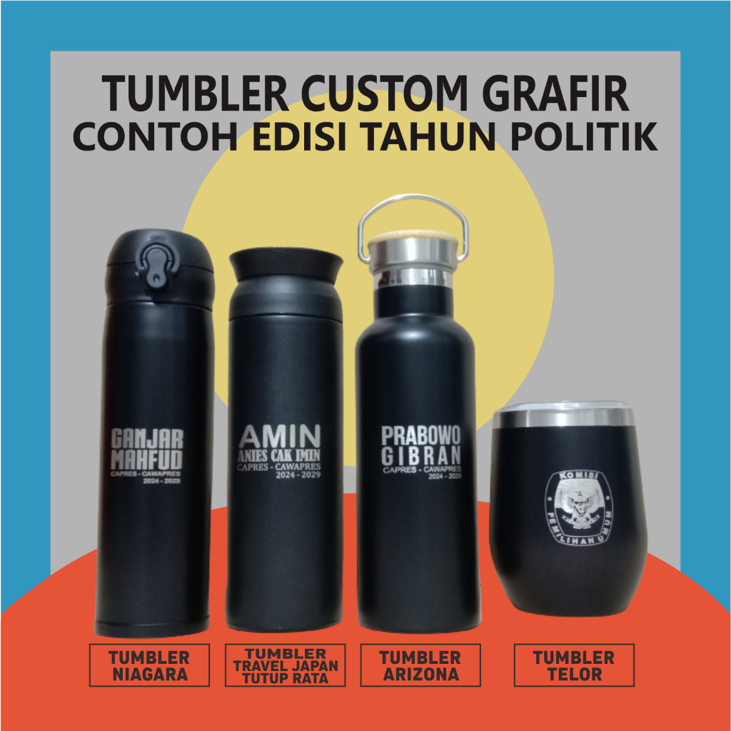 Jual Tumbler Niagara Grafir, Tumbler Custom, Thumbler, Tambler, Tumbler ...