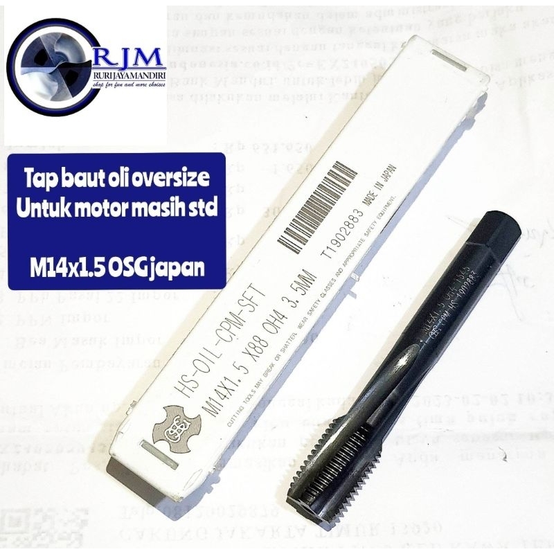 Jual tap baut oli oversize m14x1.5 OSG japan cocok untuk baut oli motor std | Shopee Indonesia