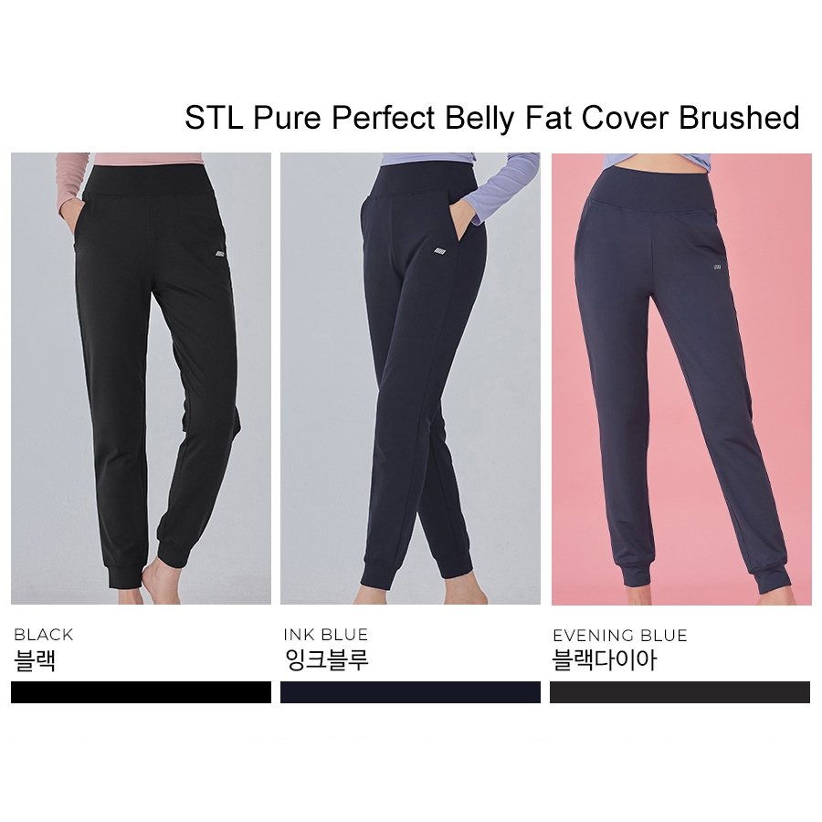 Jual STL Pure Perfect Belly Fat Cover Jogger Kimo Brushed Celana ...