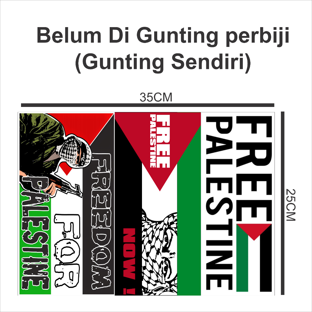 Jual Sticker Stiker Bendera Palestina palestine | Shopee Indonesia
