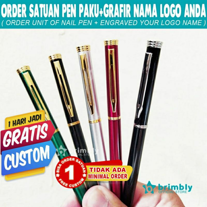 Jual PULPEN CUSTOM NAMA | PULPEN PAKU MEDIUM FREE CUSTOM | PULPEN ...