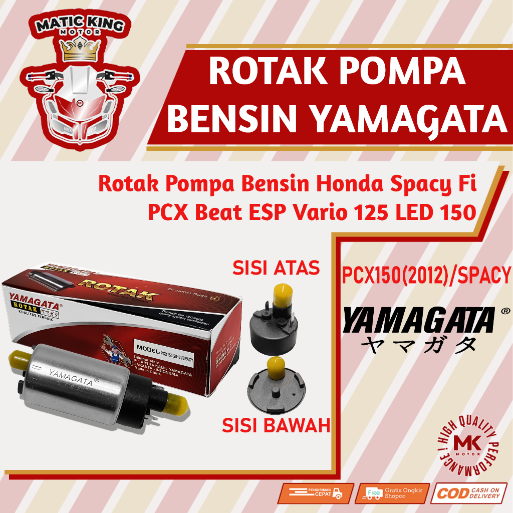 Jual Rotak Fuel Pump Pompa Bensin Honda PCX ADV Spacy Fi 150 CBU Lokal ...
