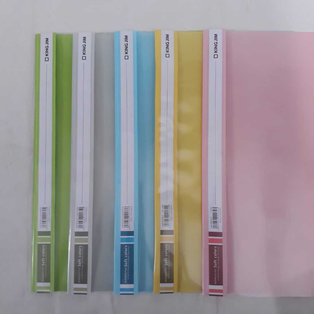 Jual KING JIM BUSINESS FILE PASTEL UKURAN F4 | BUSINESS FILE UKURAN A4 ...