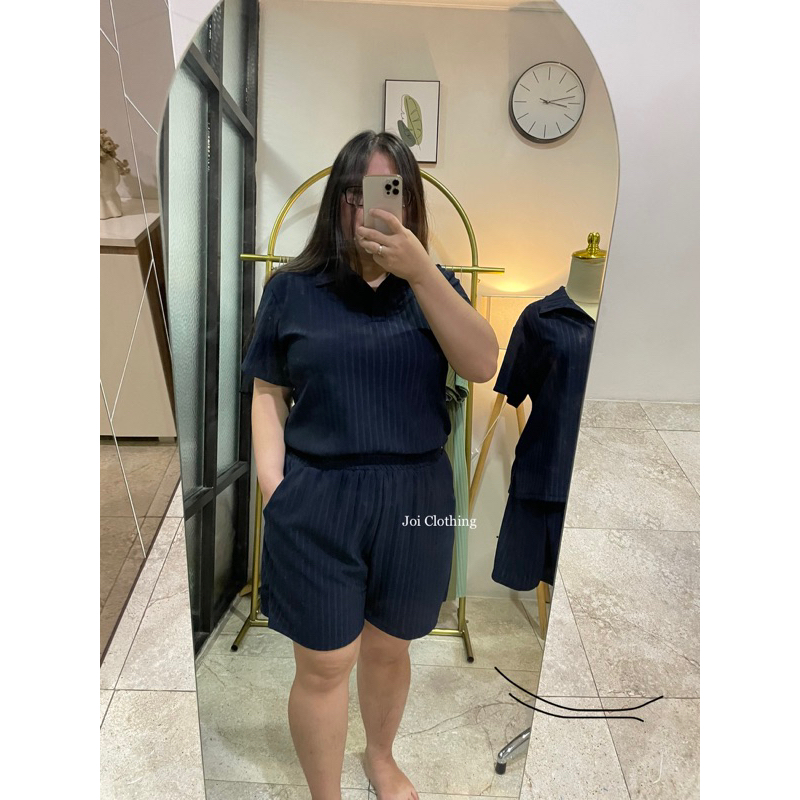 Jual Soo Mi One Set Polo Celana Pendek Hornet Knit Jumbo Joi Clothing ...