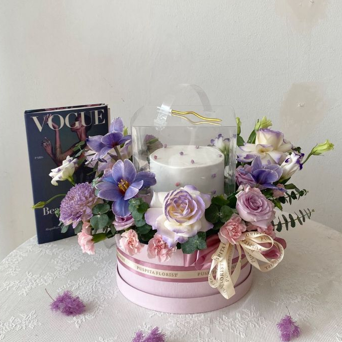 Jual BOUQUET BUNGA "Flower and Cake" ( Fresh flower/Bunga Segar/Kue ...