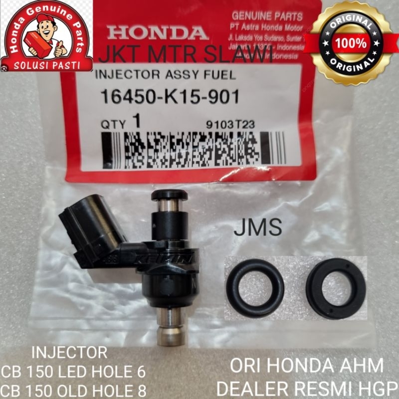 Jual 16450-K15-901,hole 6 16450-k15-601, hole 8 injector, injektor cb ...