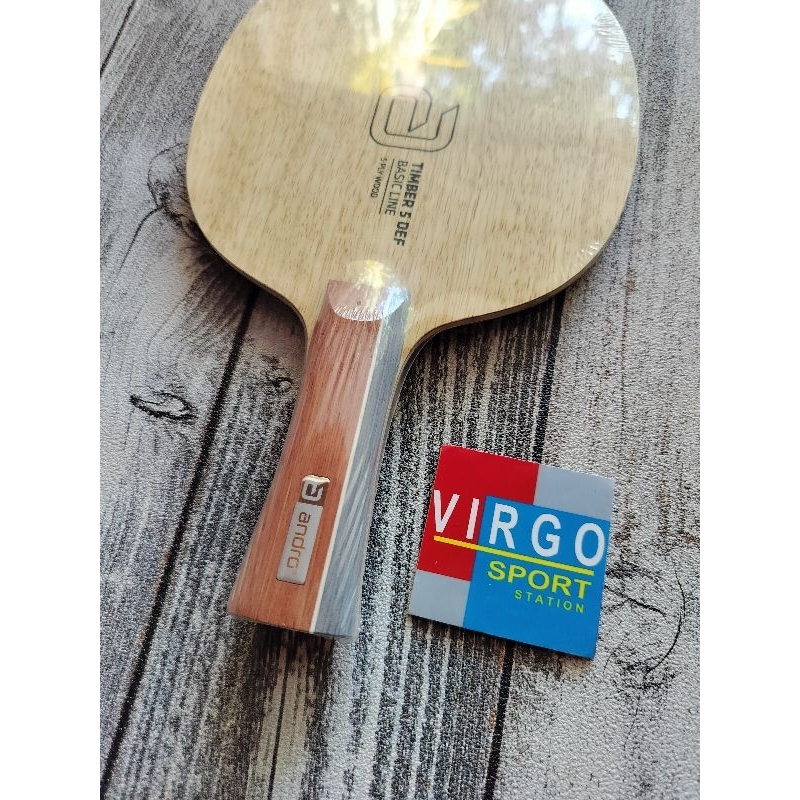 Jual Andro Timber 5 Defence kayu bat bet pingpong 100%Original!!! | Shopee Indonesia