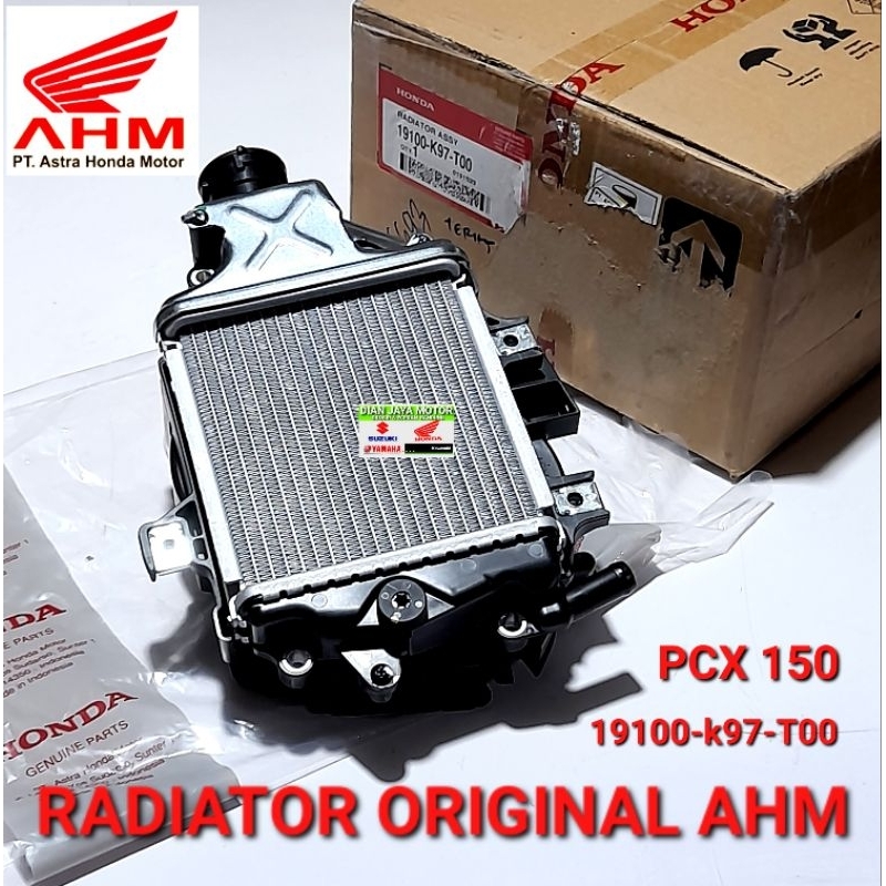 Jual Radiator Assy AHM k97 Honda PCX 150 19100-K97-T00 Original Honda ...