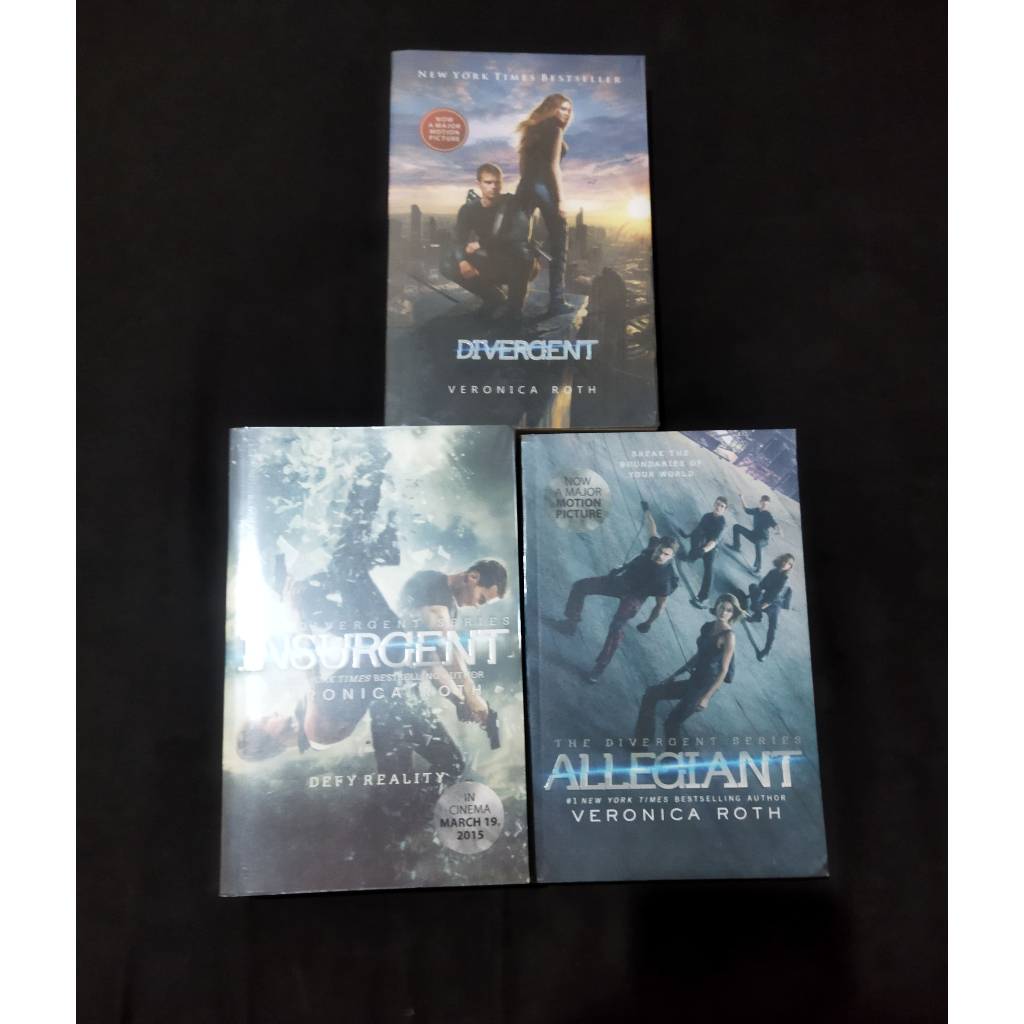 Jual (Second Preloved) Novel Trilogi Divergent | Shopee Indonesia
