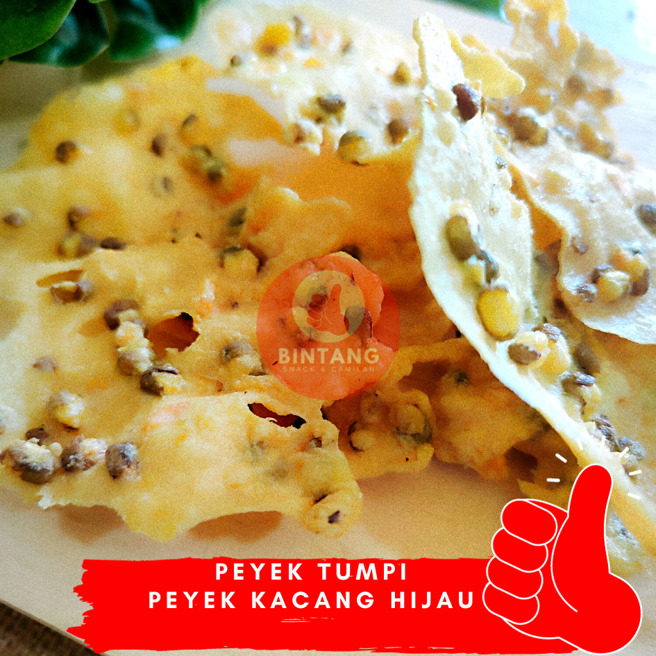 Jual Peyek Tumpi | Keripik tumpi kedelai 300 gram || free Bubble free ...