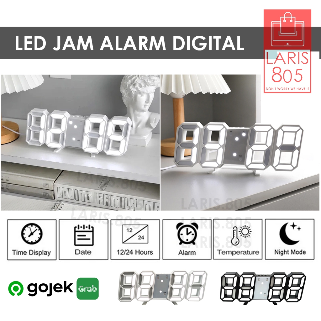 Jual Jam LED / Jam Lampu / Digital Watch / JAM UNIK | Shopee Indonesia