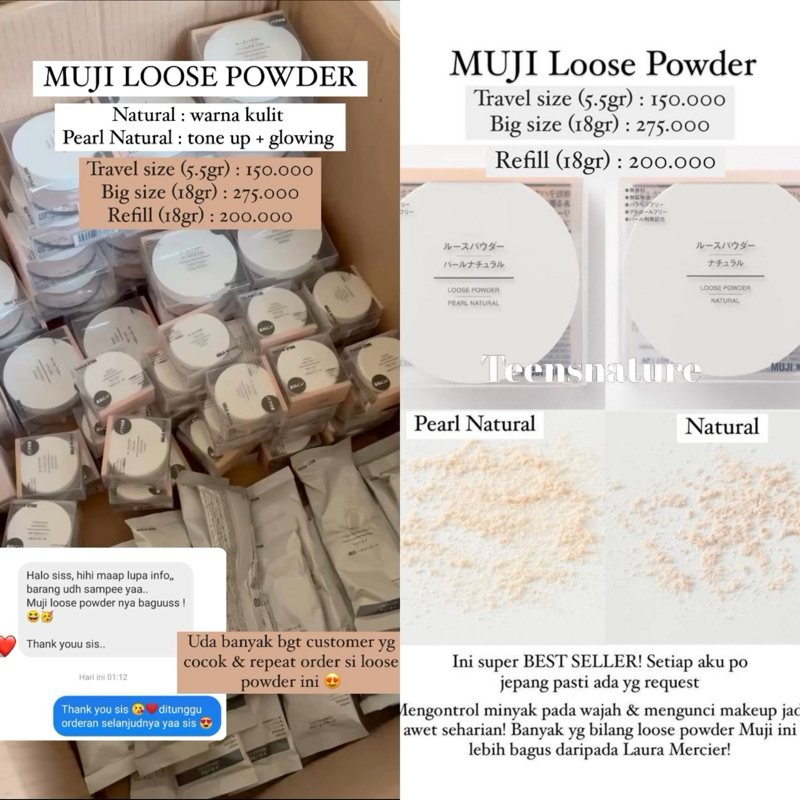 Jual Muji Loose Powder JAPAN BEST SELLER! | Shopee Indonesia