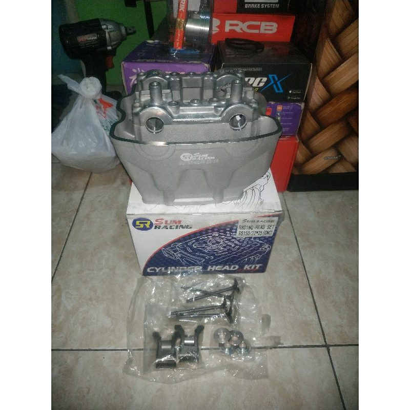 Jual Head Sum Racing 25 22 porting cnc Sonic Gtr Cbr Facelift | Shopee ...