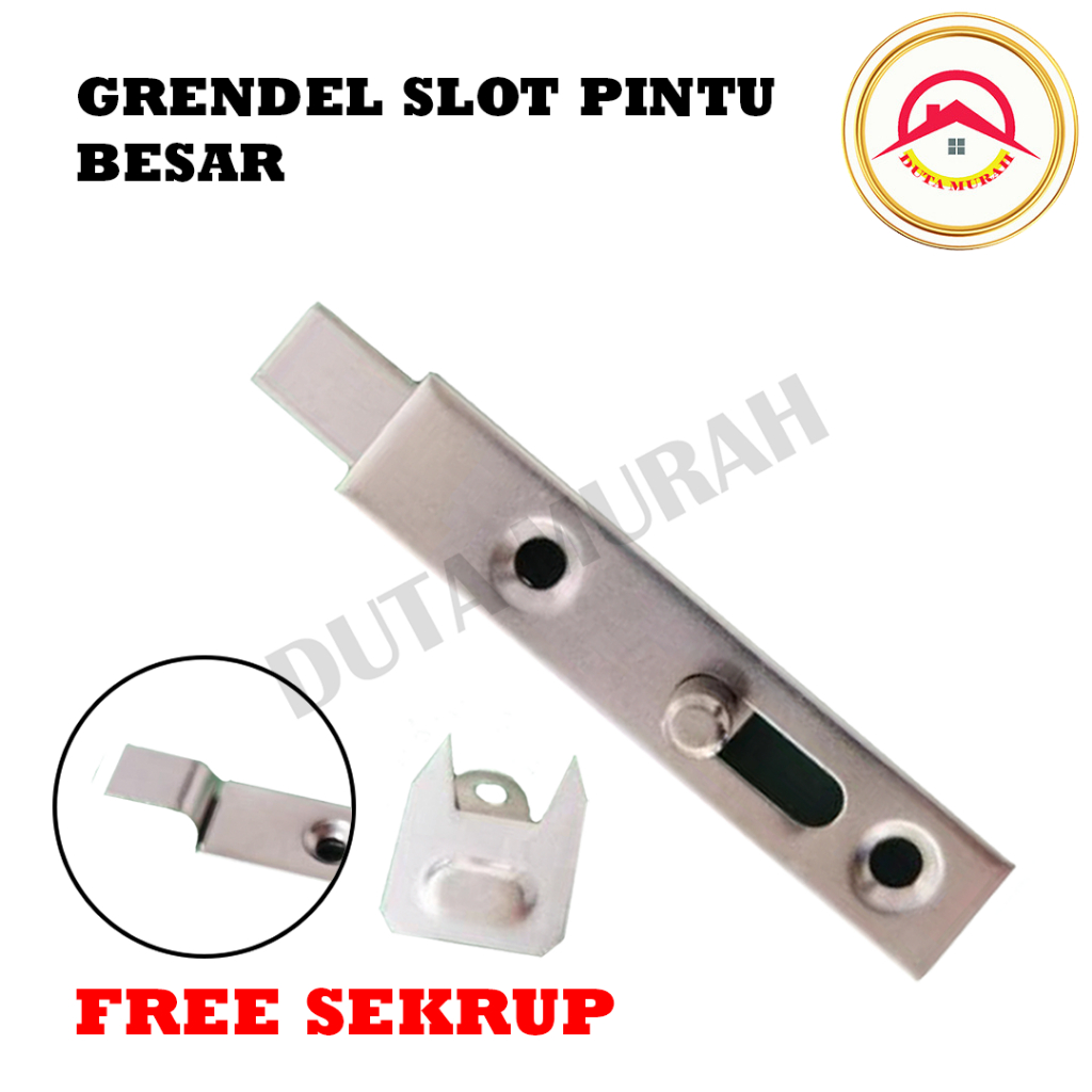 Jual HK Grendel Besar / Grandel Pintu/Lemari /Slot Pintu/Lemari ( Besar ...