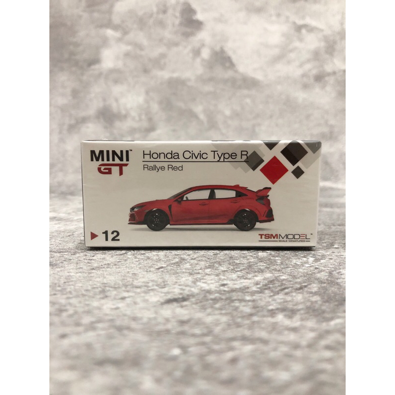 Jual Mini GT No. 12 Honda Civic Type R FK8 Rallye Red LHD Version ...