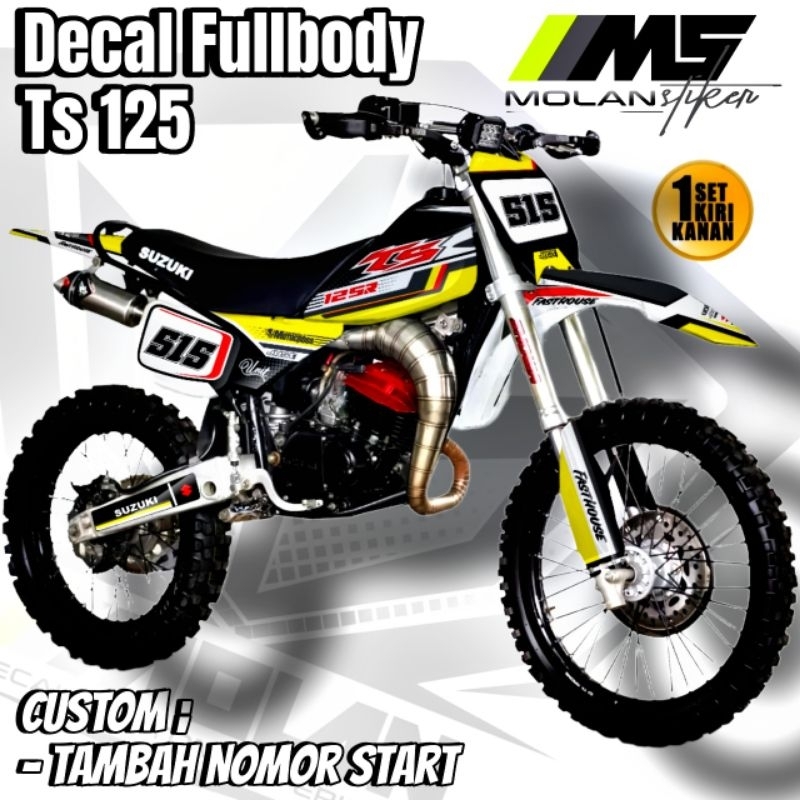 Jual Decal Sticker Striping Variasi Fullbody Suzuki TS 125 Decal ...