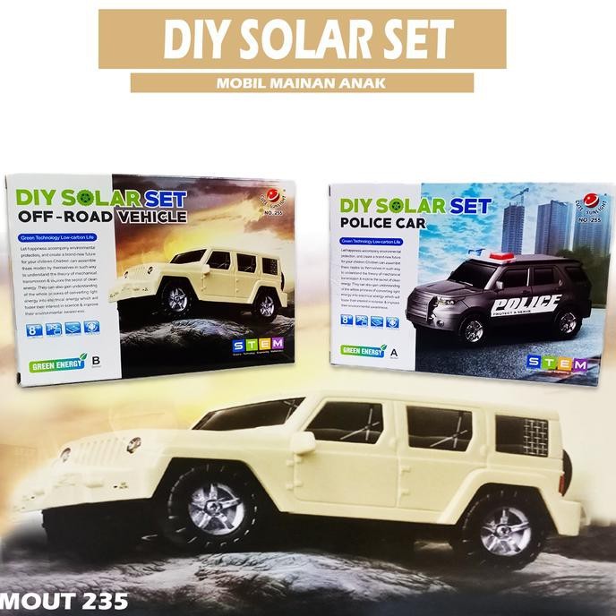 Jual MOUT-235 - Mainan Sinar Matahari Puzzle Rakit Solar Car Mobil ...